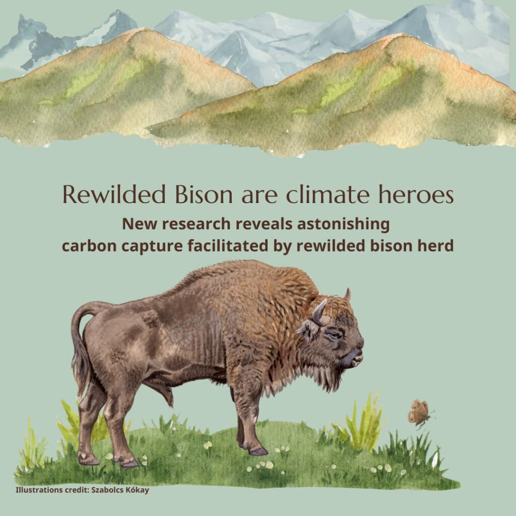 Rewilded Bison are Climate Heroes - Wildlife Conservation Trust